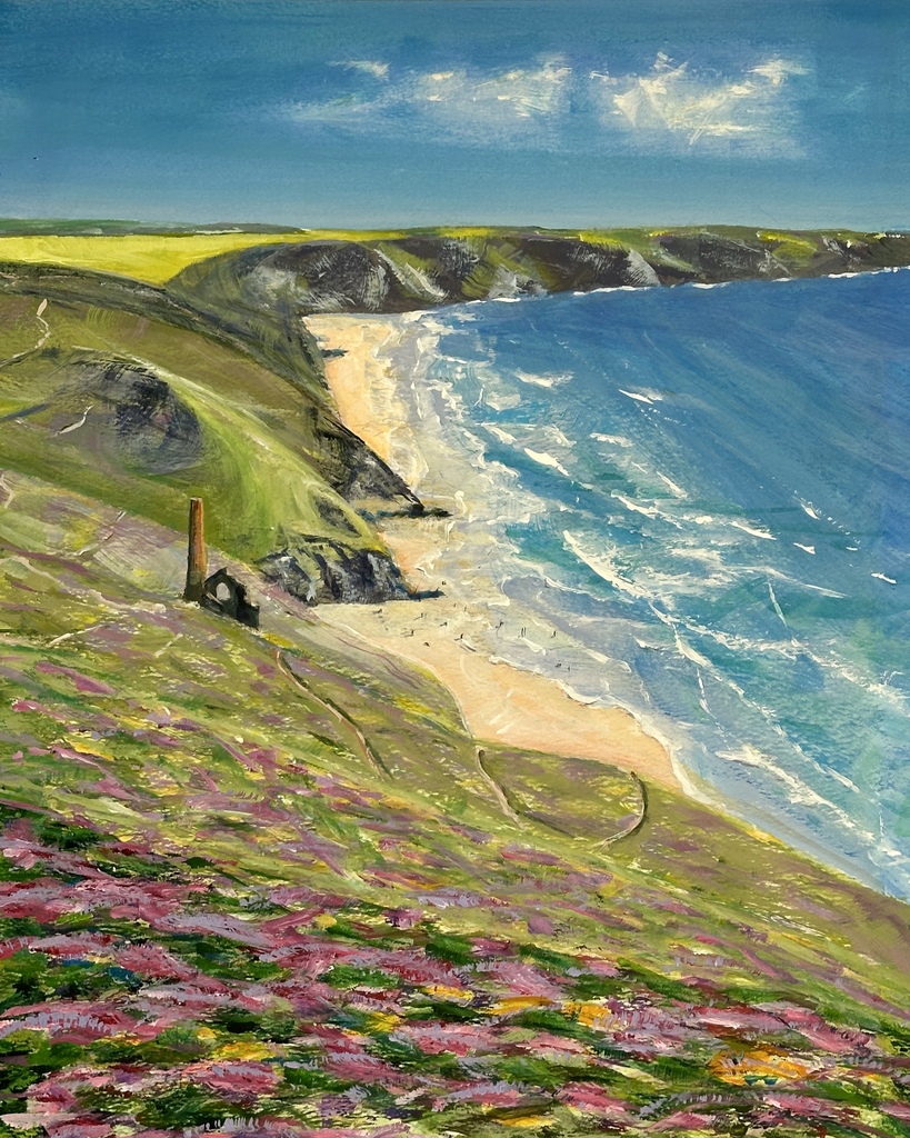 Coastal Paintings of Cornwall by Artist Chris Peacock